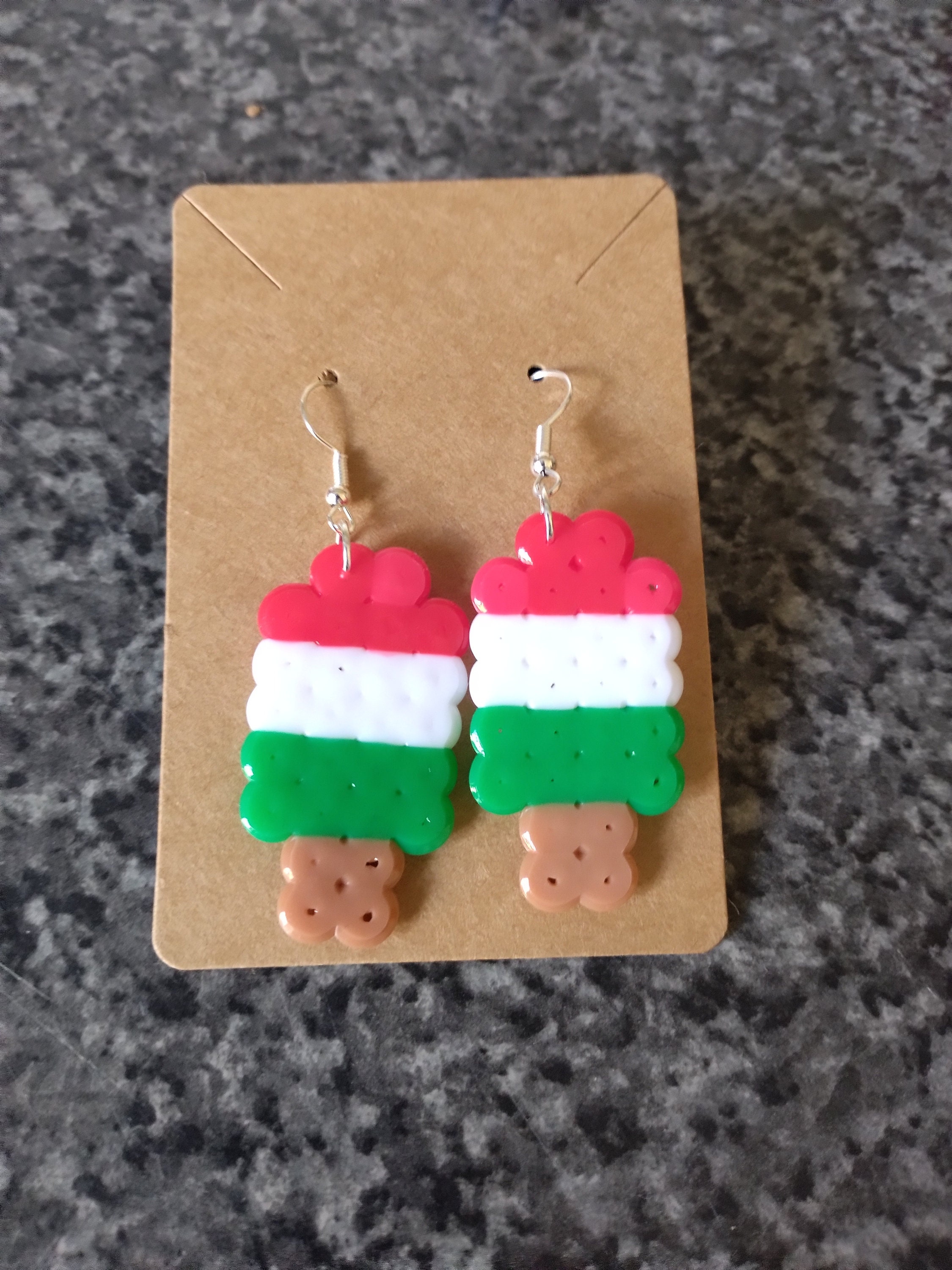 Funky Pixel Earrings - - Etsy UK
