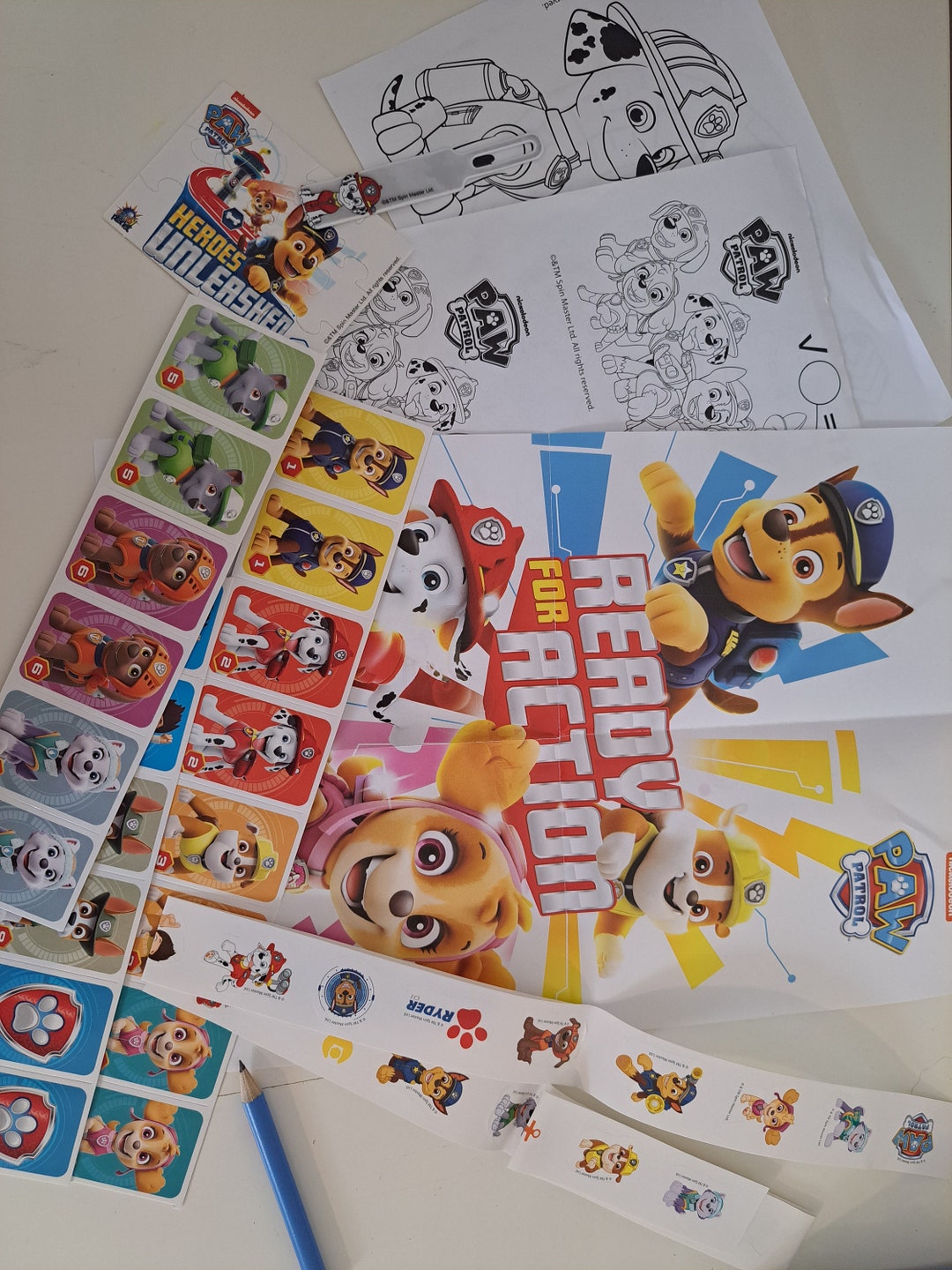 Paw Patrol Activities Pack - Etsy UK