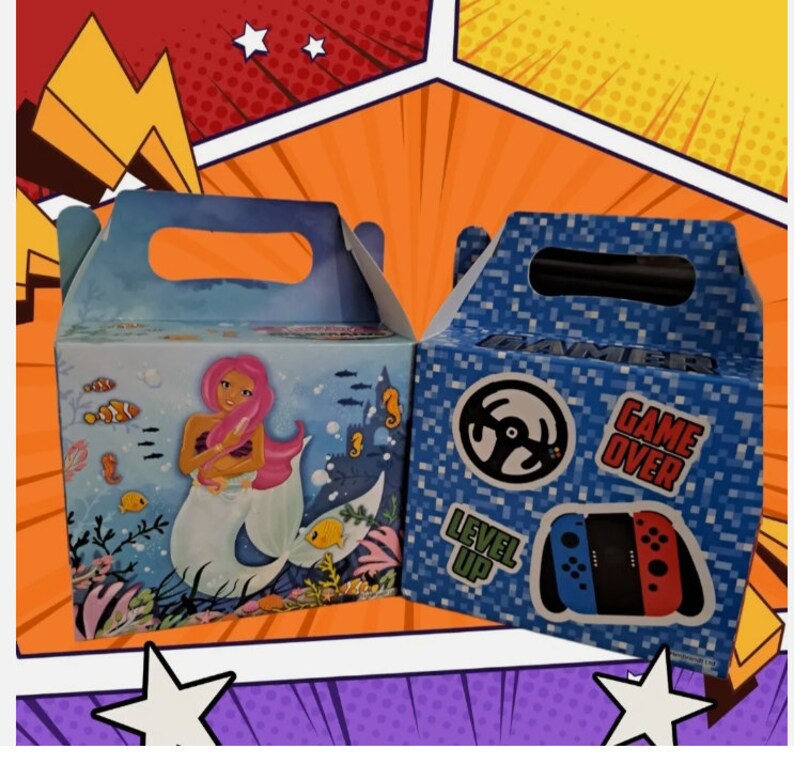 Prefilled- Party Boxes (packs of 5) - Etsy UK