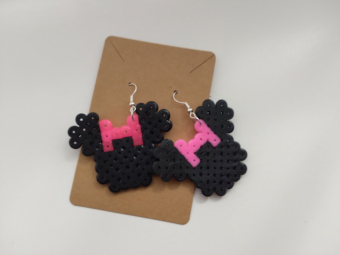 Funky Pixel Earrings - - Etsy UK