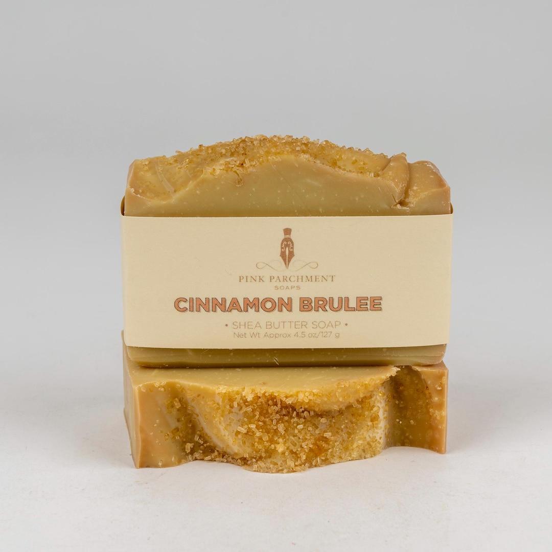 Cinnamon Sugar Soap: Handmade Gourmand Shea Butter Vegan Soap Bar - Etsy