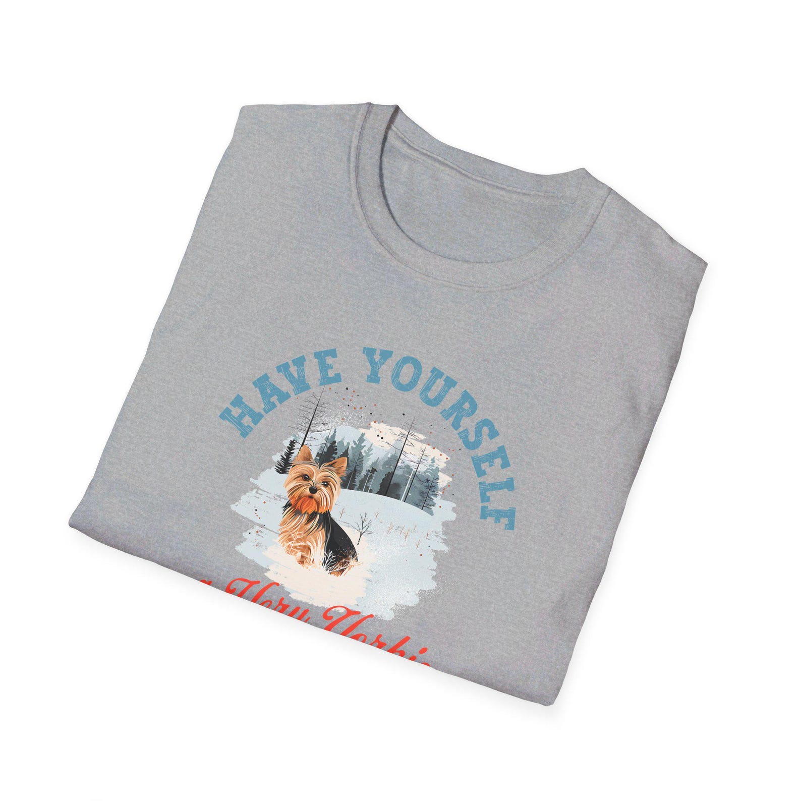 Yorkshire Terrier "have Yourself a Very Yorkie Christmas" T-shirt ...