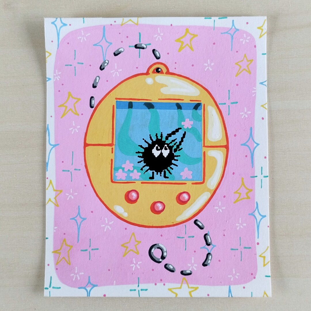 Tamagotchi Soot Sprite Art, Original Art, Susuwatari, Spritied Away - Etsy
