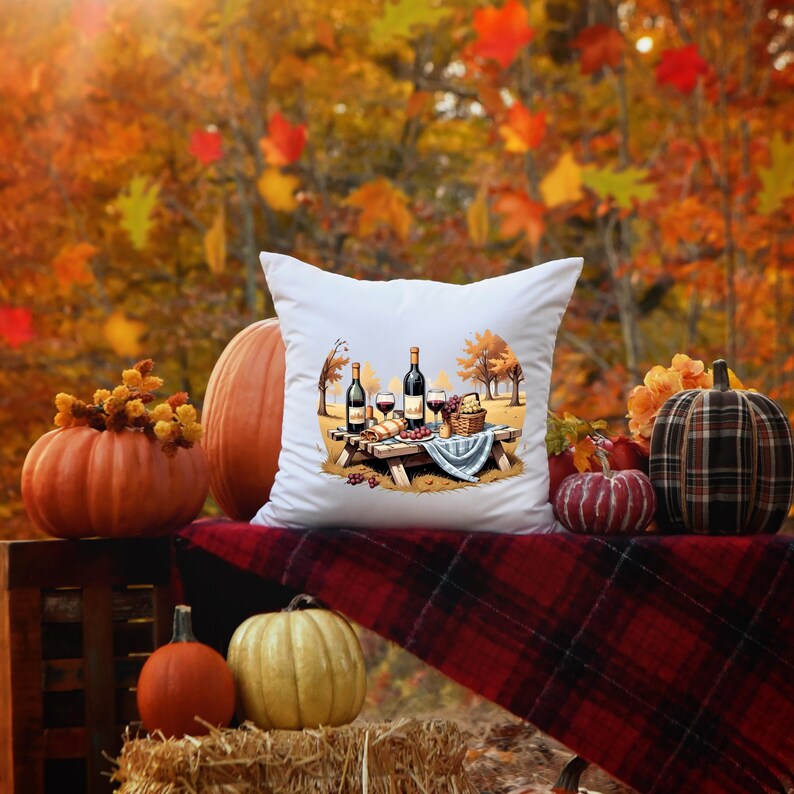 Picnic Core Fall PNG Bundle | Digital Clipart for Sublimation, Stickers ...