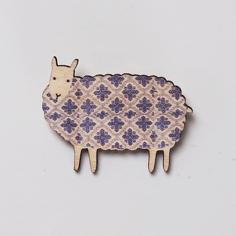 Sheep Brooch - Etsy