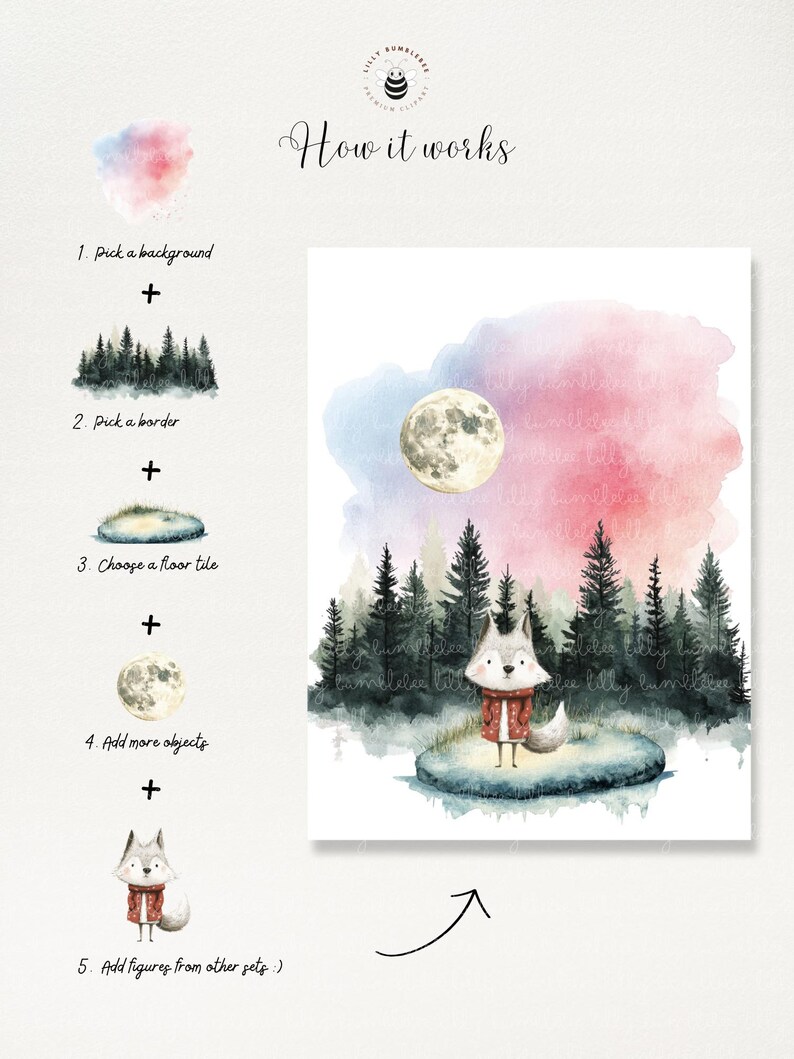 110 Winter Watercolor Backgrounds, PNG, Christmas Clipart, Abstract ...
