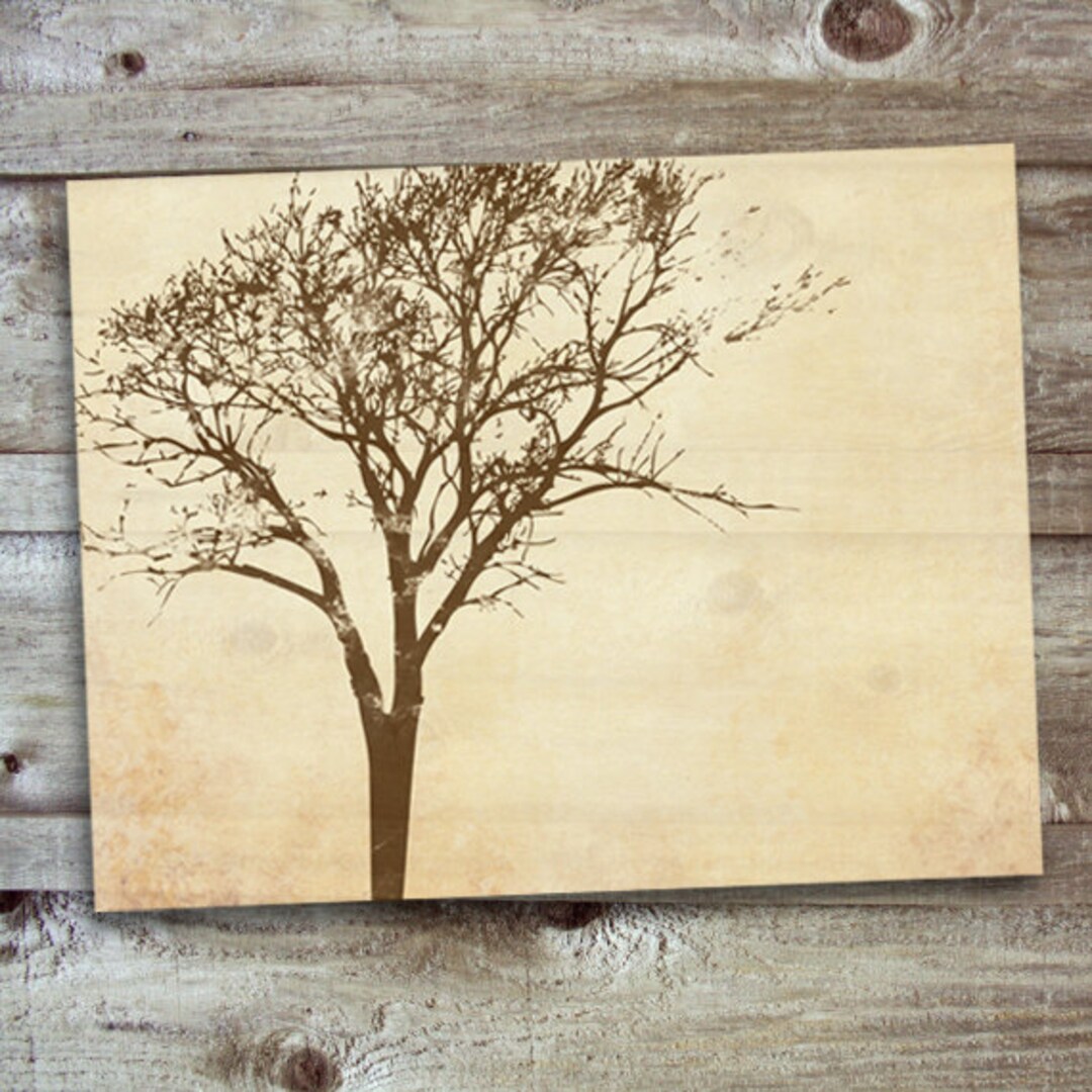 Set of 8 Tree (august) - Etsy