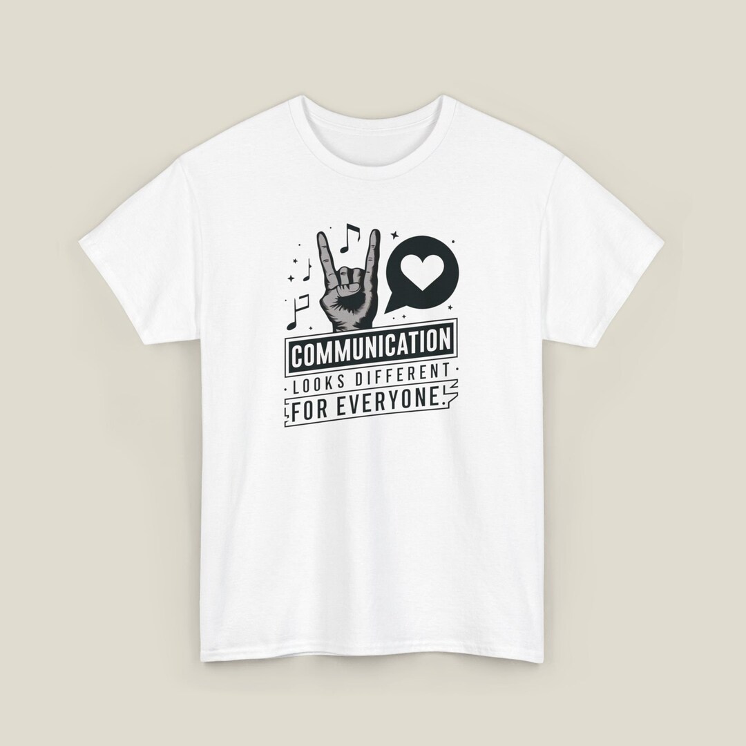 Communication Looks Different for Everyone Shirt, Speech Therapy Shirt ...