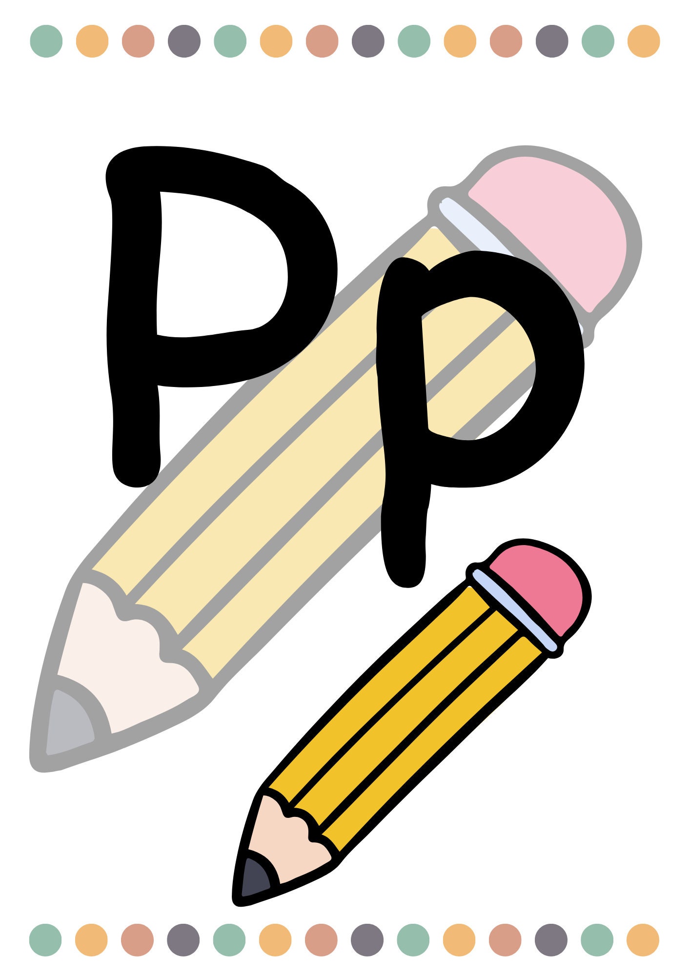 Minimalist Pastel Alphabet Poster - Etsy