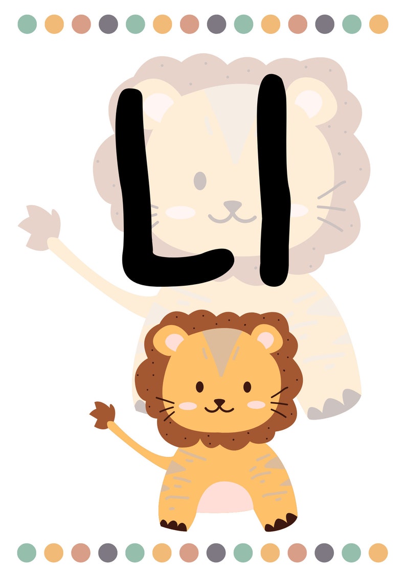 Minimalist Pastel Alphabet Poster - Etsy