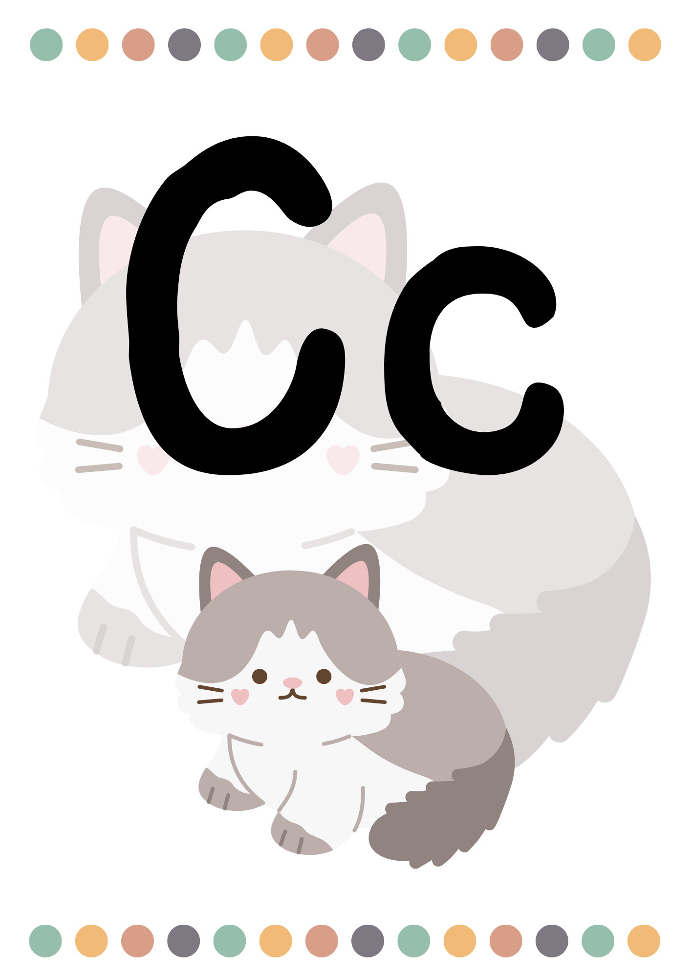 Minimalist Pastel Alphabet Poster - Etsy