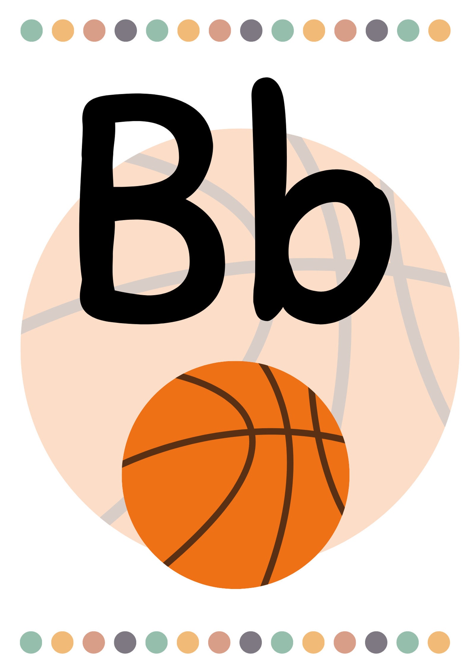 Minimalist Pastel Alphabet Poster - Etsy