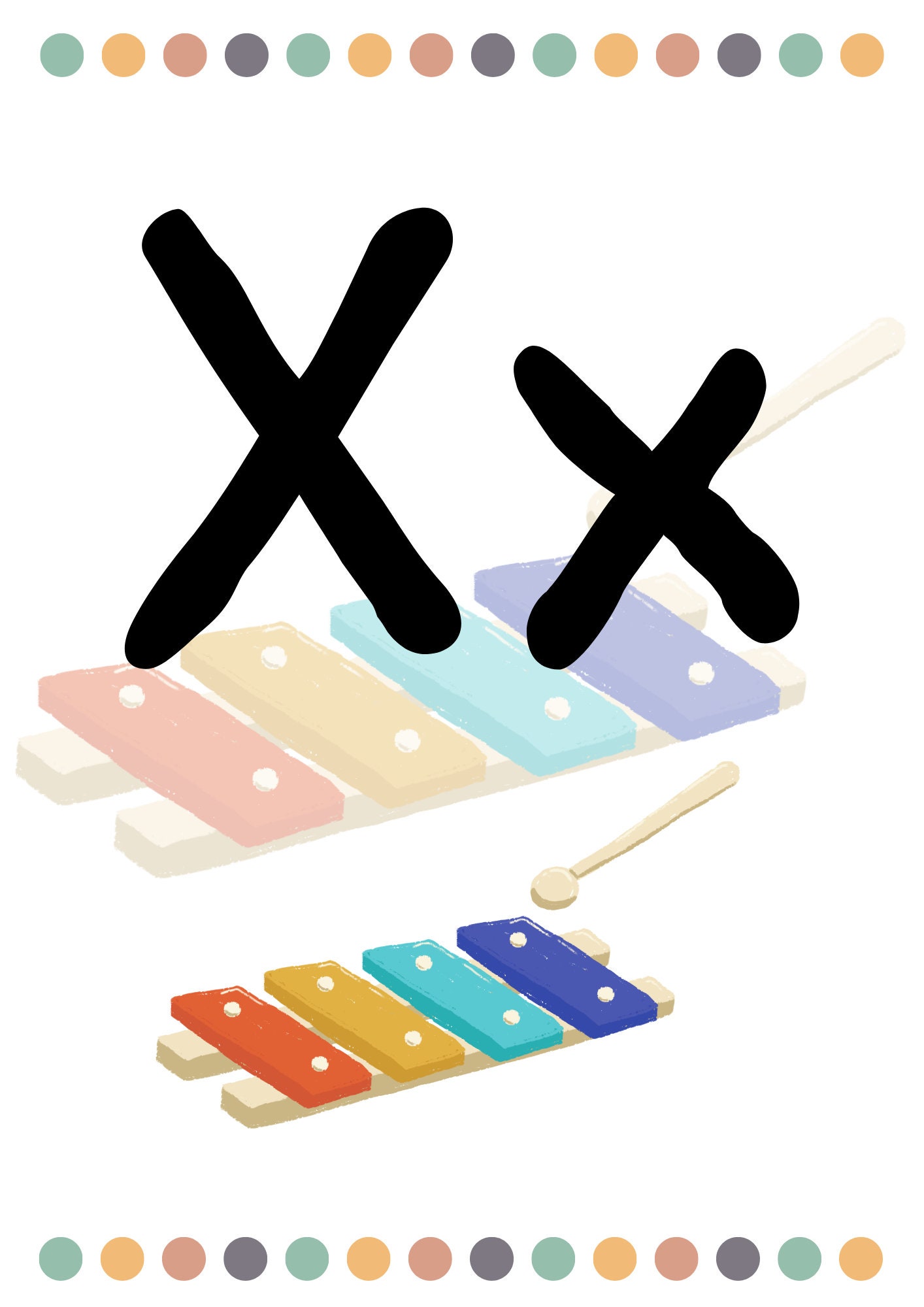 Minimalist Pastel Alphabet Poster - Etsy