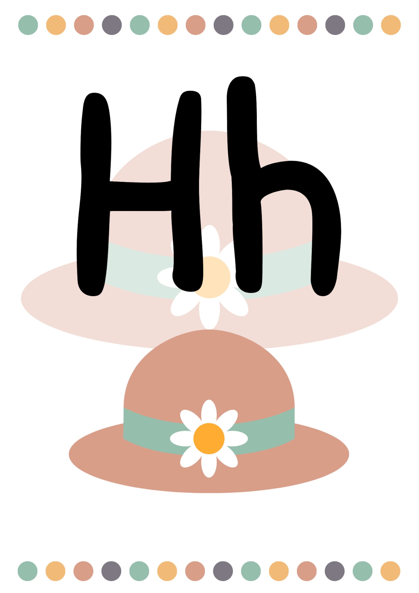 Minimalist Pastel Alphabet Poster - Etsy