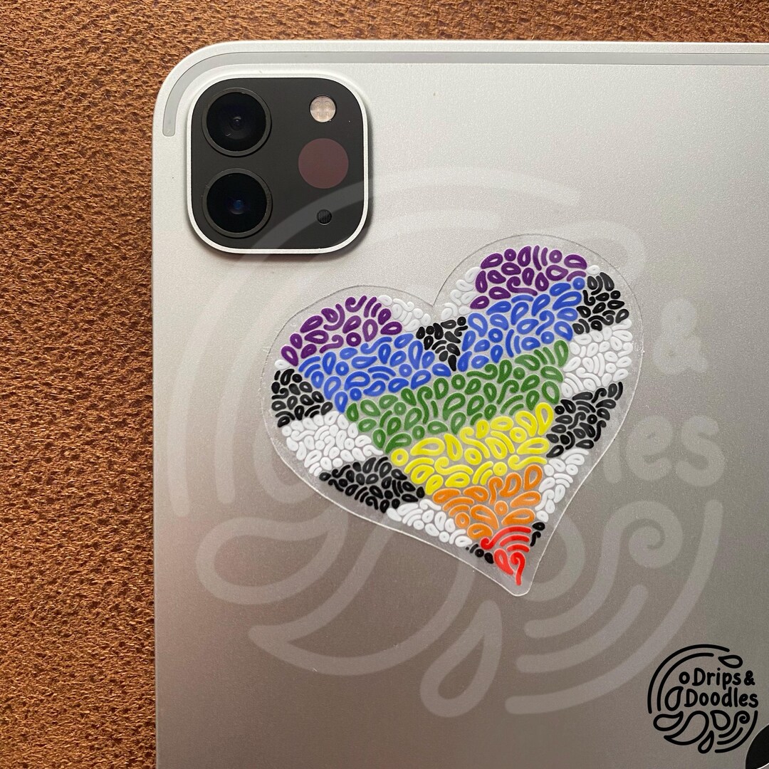 Ally Pride Flag Sticker, LGBTQ+ Support Sticker, Subtle Pride Gift ...