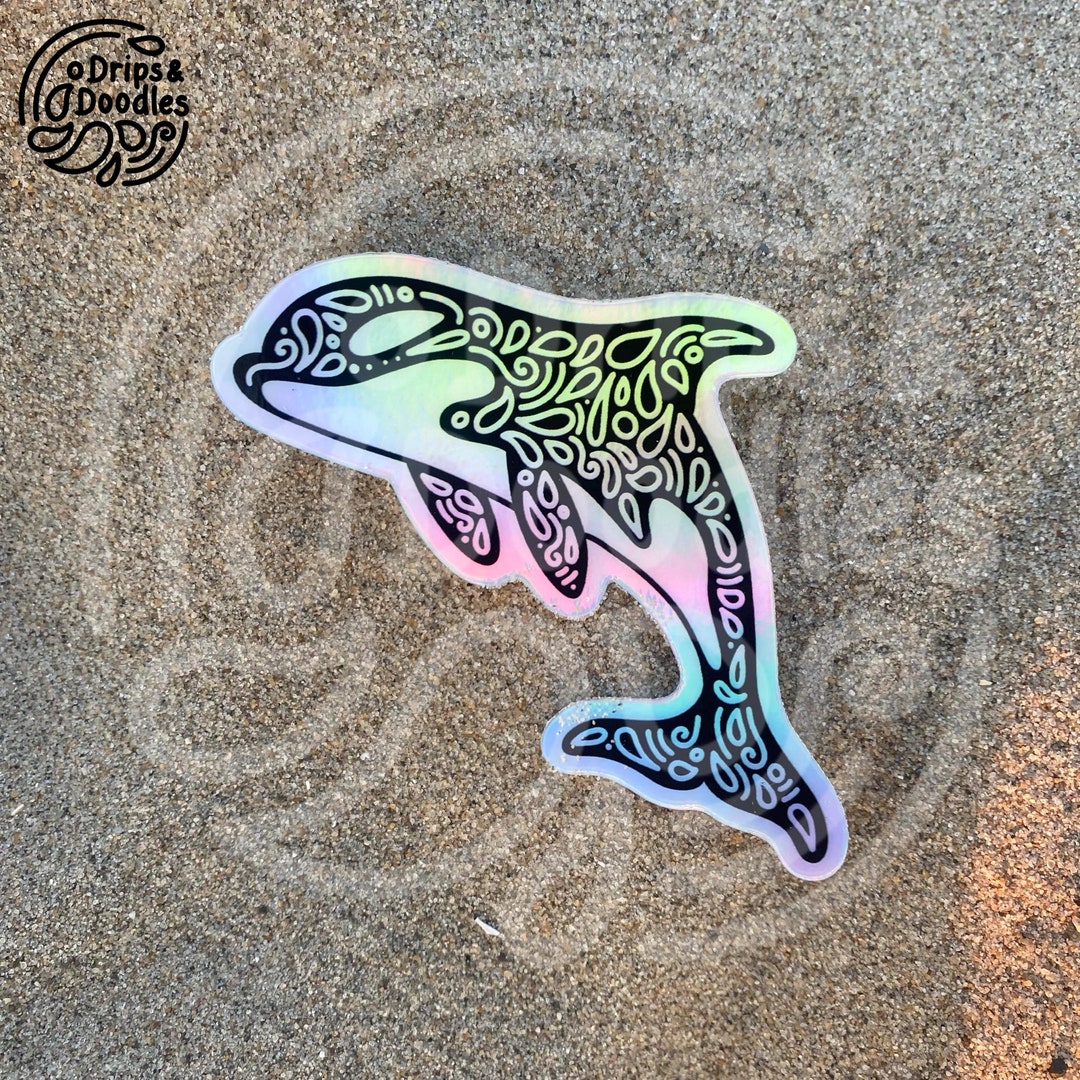 Holographic Killer Whale / Orca Sticker - Etsy