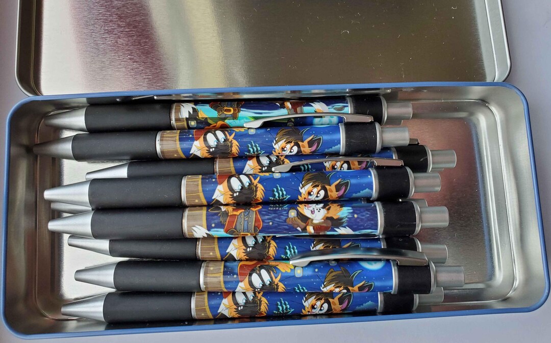 Ruby and Captain Cross Pen - Etsy