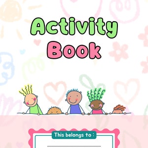 Printable, Printable Activity for Kids, Digital Activity Book, School ...