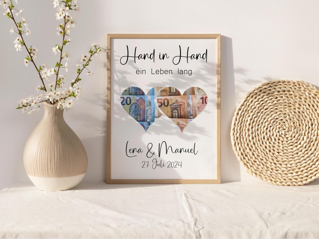 Personalized Money Gift Wedding Money Gift Personalized Wedding Gift ...