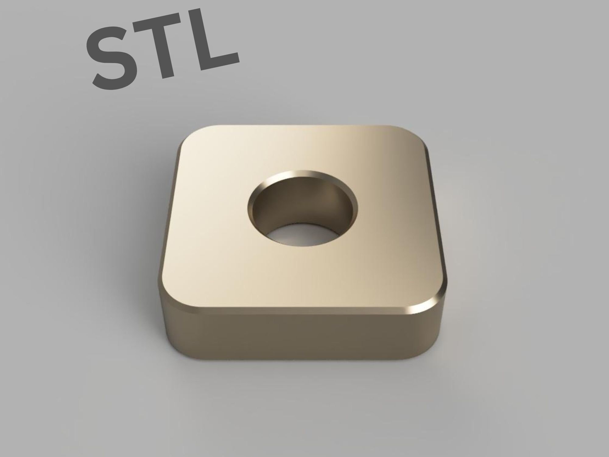 3D Printable Round & Square Spacers, Standoffs STL Files (digital ...