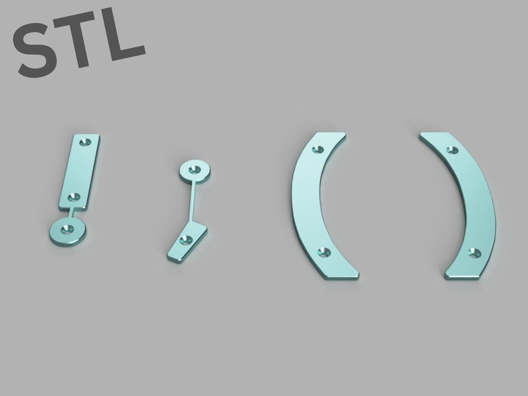 Numbers & Characters | 3D Print File Library | 1100+ STL File Set ...