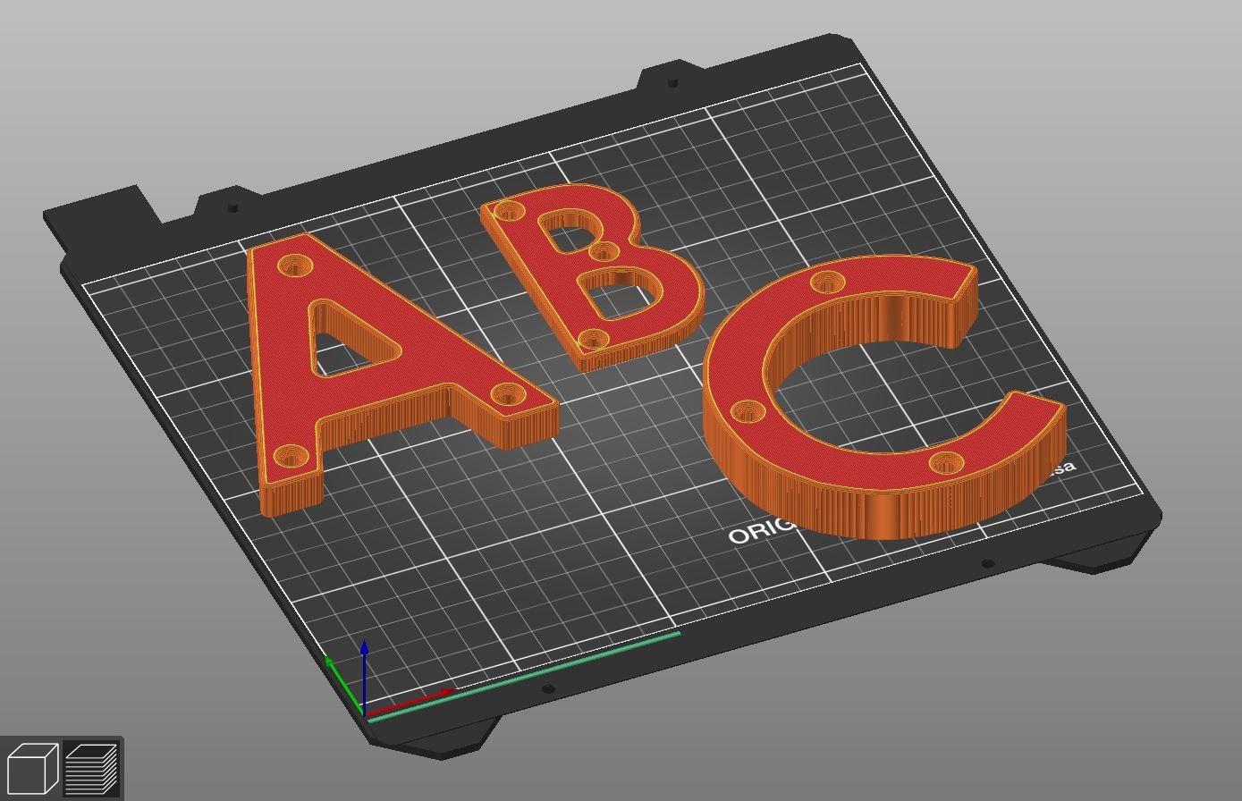 Letters, Uppercase | 3D Print File Library | 800+ STL File Set ...