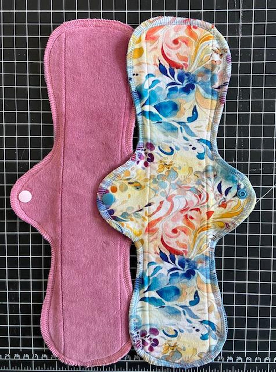 Large Reusable Menstrual Pad Large Period Pad 14 Washable Pad Cotton ...