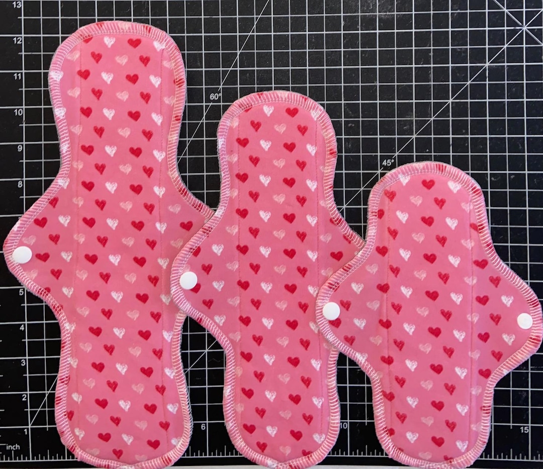 Reusable Cloth Menstrual Pad Washable Period Pad Reusable Sanitary ...