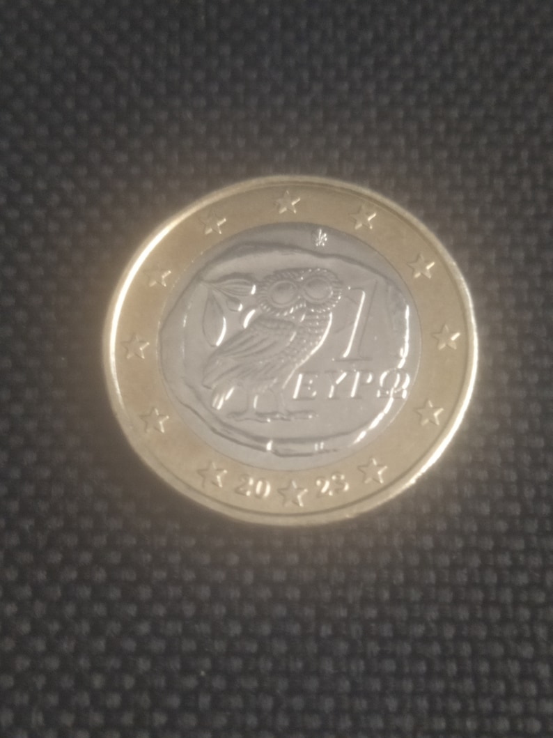 Rare Coin , 1 Euro Coin Greece 2023 Athenian Owl Rarity : Scarce C ...