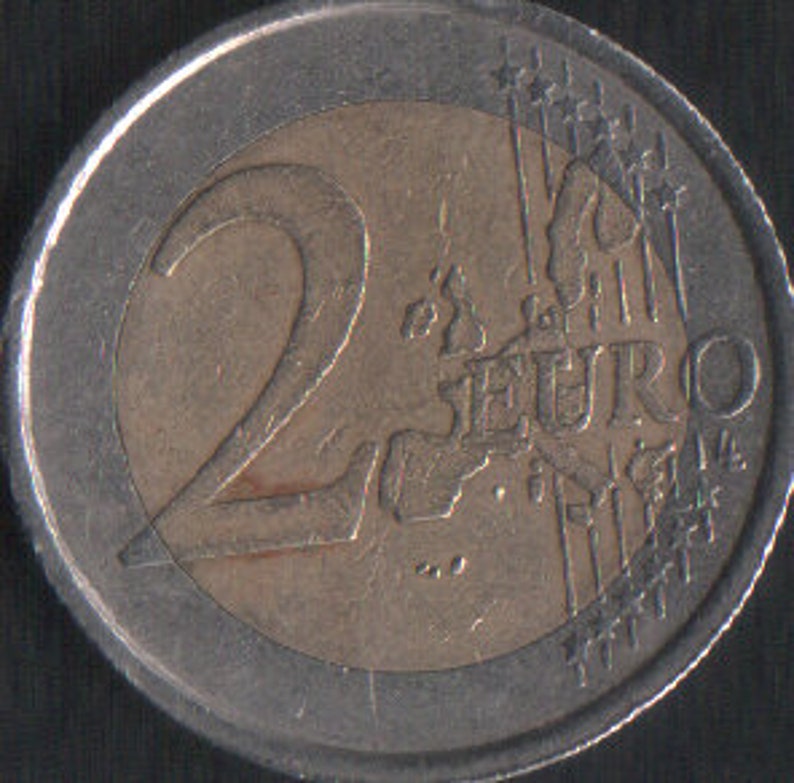 2 Euros Italy 2002 Dante Alighieri Portrait Drawn by Raffaello Unique ...