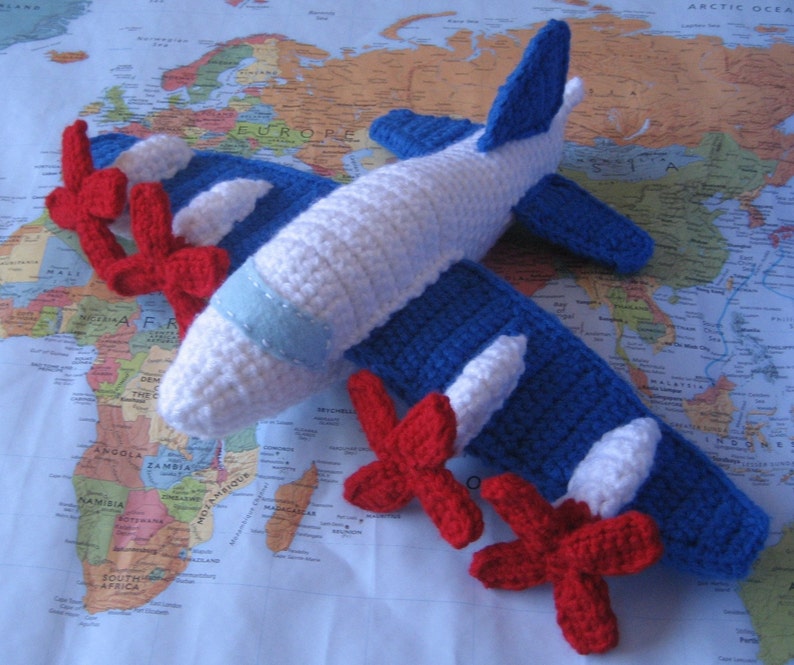PDF Pattern - P3 Crochet Airplane - Etsy