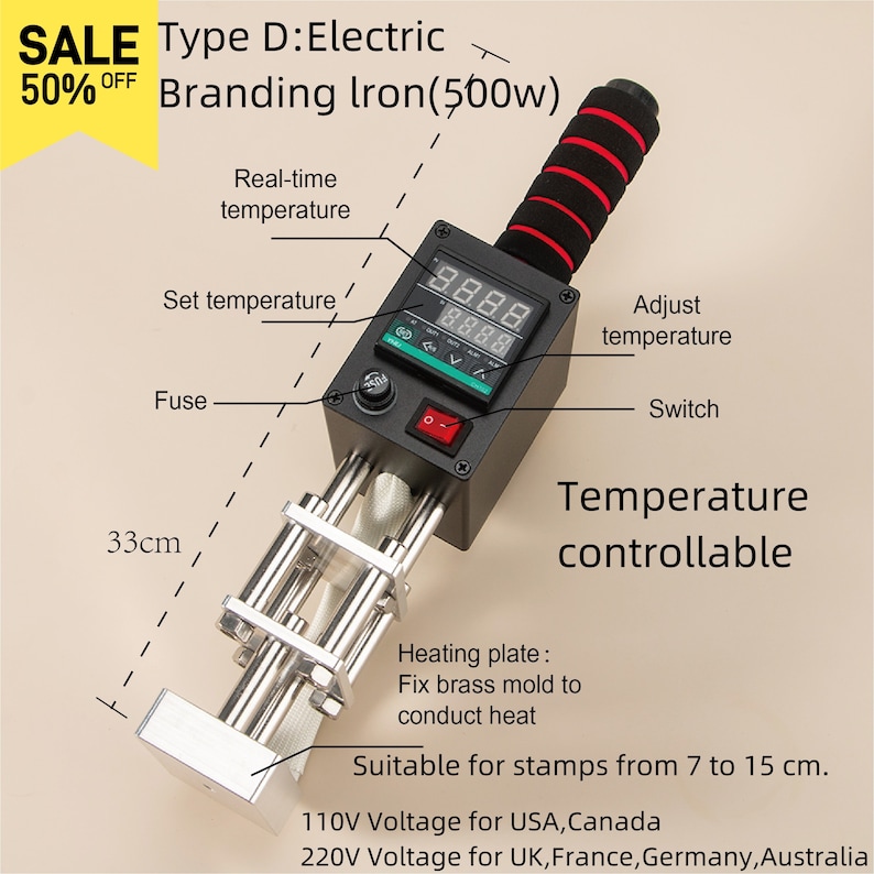 Electric Branding Iron,custom Brand Irons for Wood,personalized ...