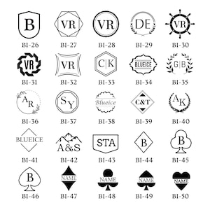 Cocktail Stamp, Bar Logo Stamp, Initials Ice Stamp,custom Ice Cube ...