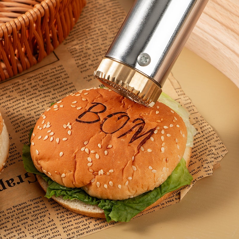 Burger Stamp - Etsy