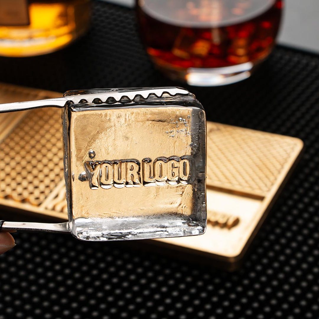 Your Logo Ice Plate, Custom Ice Tray, Ice Cube Plate Custom,custom Ice ...