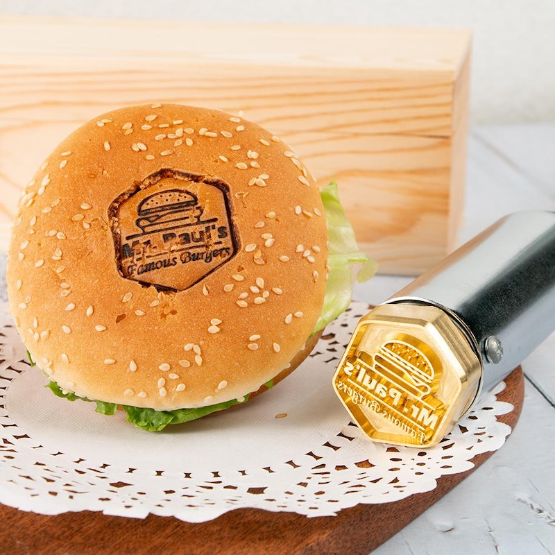 Burger Stamp - Etsy