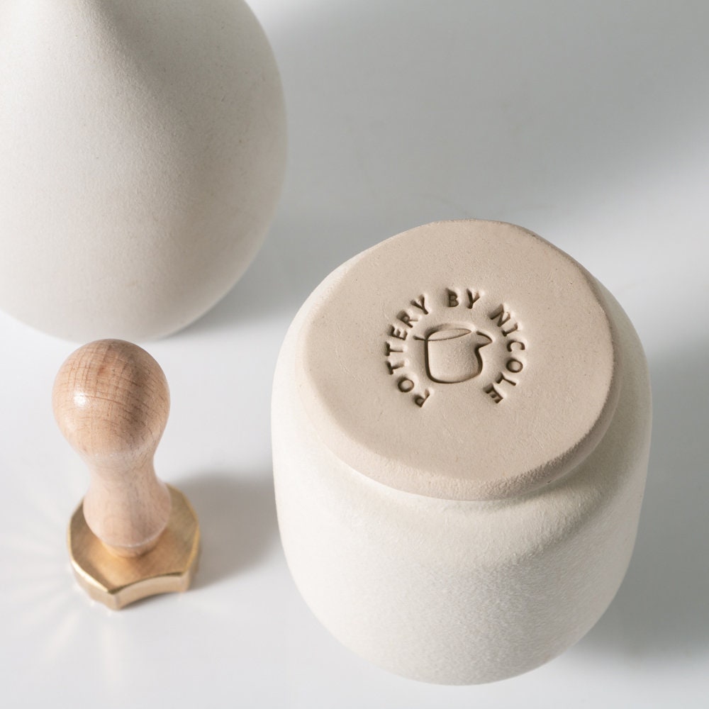 Custom Clay Stamp, Highly Detailed Logo Designs,ceramic Stamp, Custom ...