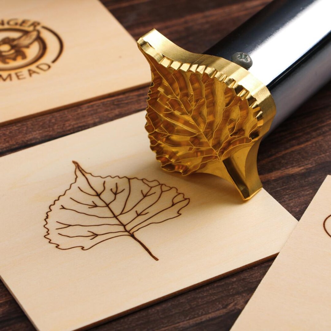 Custom Design for Wood Stamp, Temperature Adjustable Electric Iron for ...