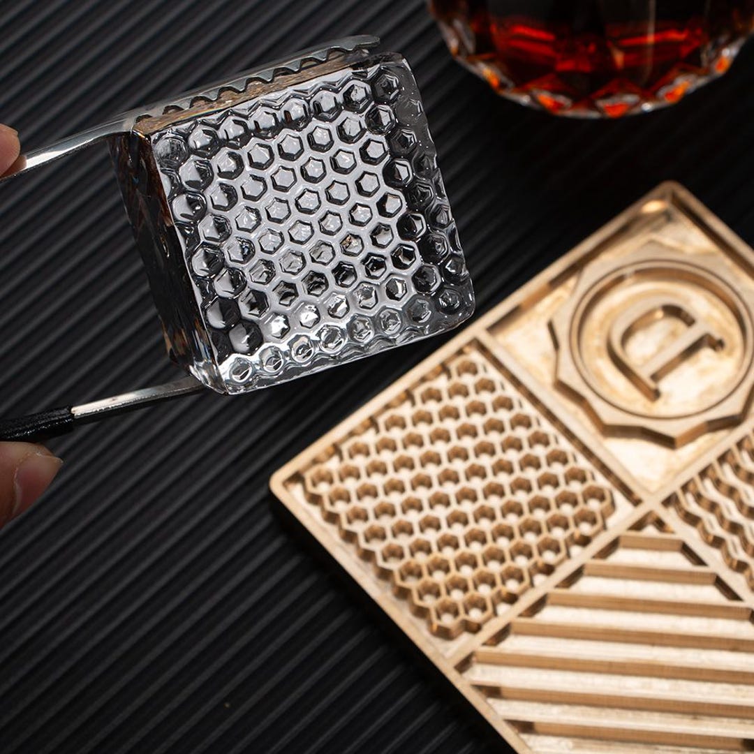 Custom Ice Plate, Custom Ice Plate With Business Logo, Ice Cube Plate ...