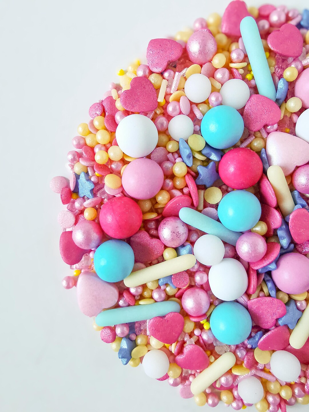 Cake Sprinkles Rainbow Pink Yellow Blue Pastel Cake Decoration ...