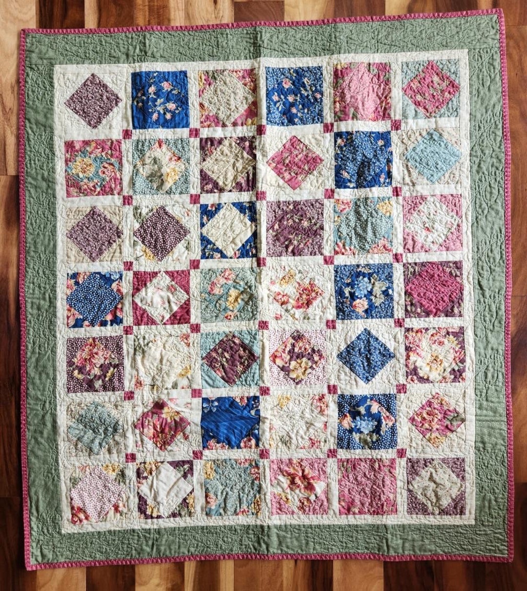 Victorian Baby Quilt - Etsy