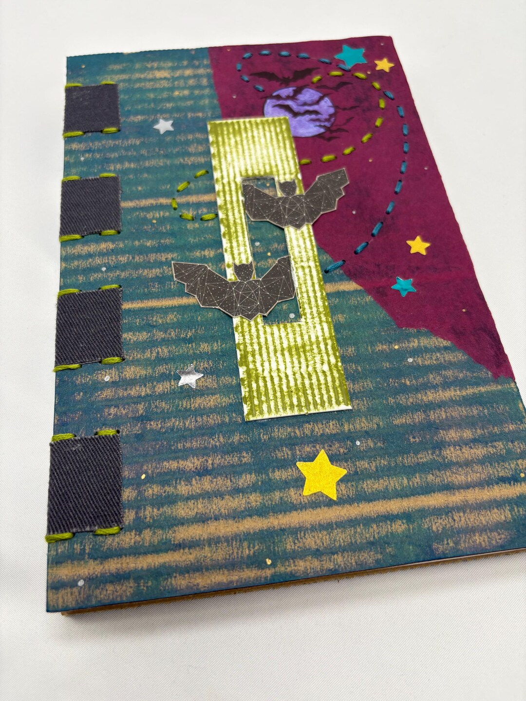 Bats— Handmade Recycled Journal/sketchbook - Etsy