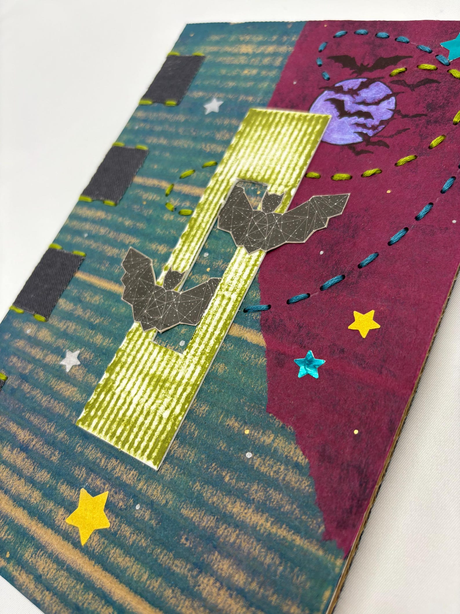Bats— Handmade Recycled Journal/sketchbook - Etsy