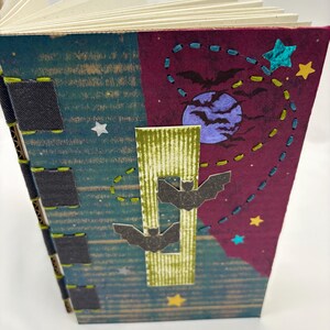 Bats— Handmade Recycled Journal/sketchbook - Etsy