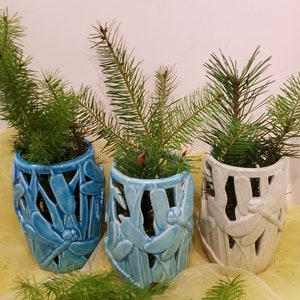 Dragonfly Votive or Vessel Outlander Inspired Ceramic Design Holiday ...