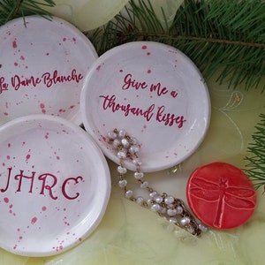 Outlander Inspired Ceramic Trinket Dish/ La Dame Blanche /give Me a ...