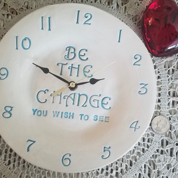 Inspirational Clock - Etsy