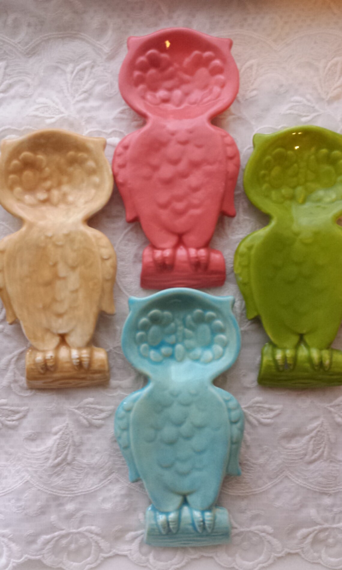 Owl Spoon Rest Tea Bag Holder Birthday Gift Sponge Dish - Etsy