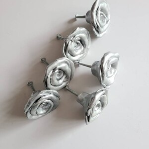 Magnets Rose Magnets Satin Golds Rose Flower Hardware Ceramic Magnets ...