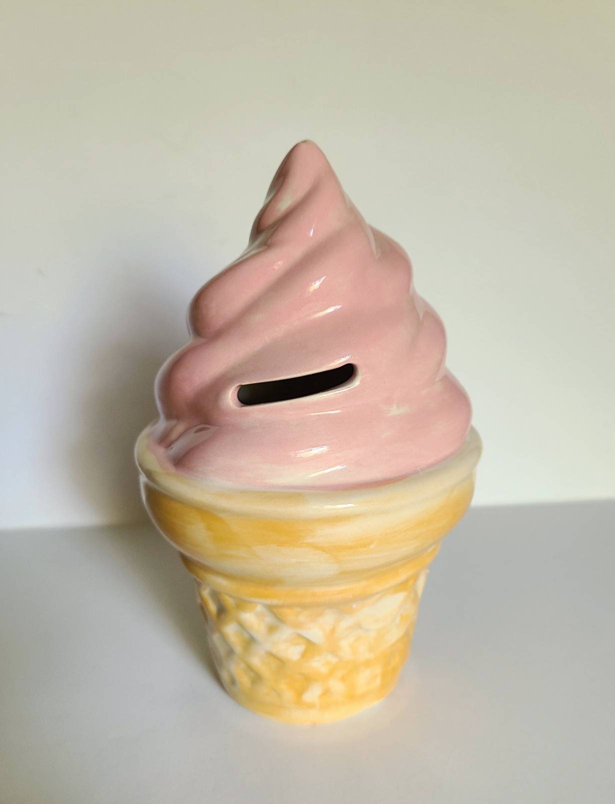 Bank Ice Cream/soft Serve /ice Cream Cone Bank/solid Color/ Dessert ...